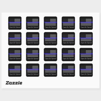 Support Law Enforcement STICKER | Zazzle