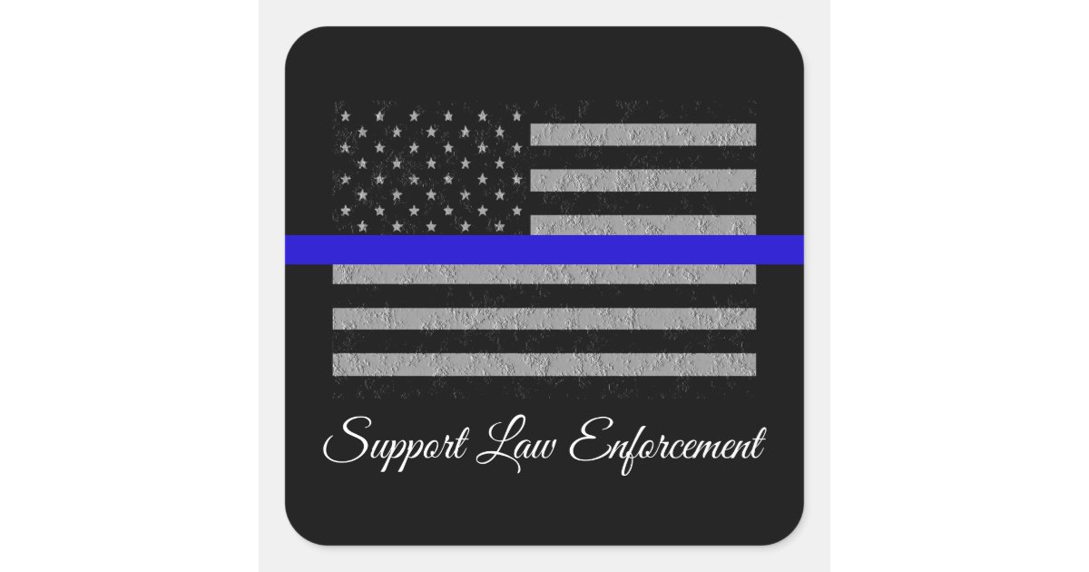 Support Law Enforcement STICKER | Zazzle
