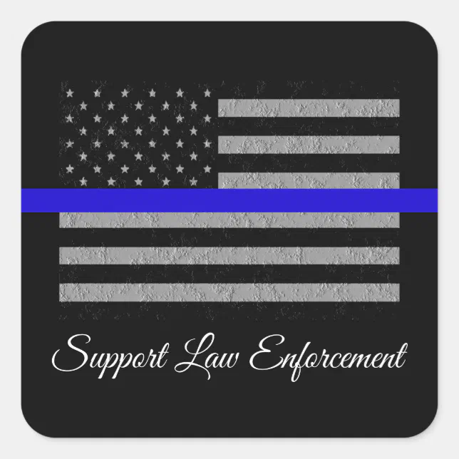 Support Law Enforcement STICKER | Zazzle