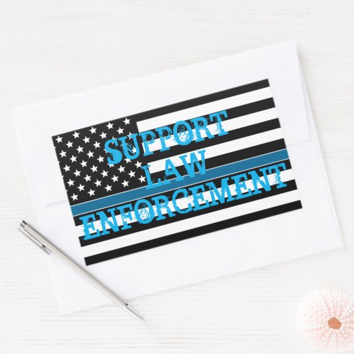 Support Law Enforcement Sticker | Zazzle