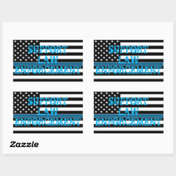 Support Law Enforcement Sticker | Zazzle