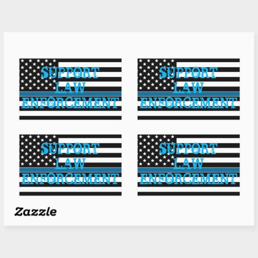 Support Law Enforcement Sticker | Zazzle