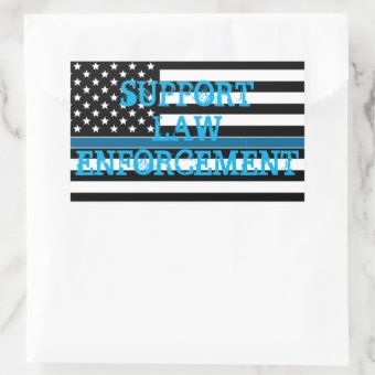 Support Law Enforcement Sticker | Zazzle