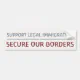 Support Legal Immigration Bumper Sticker | Zazzle