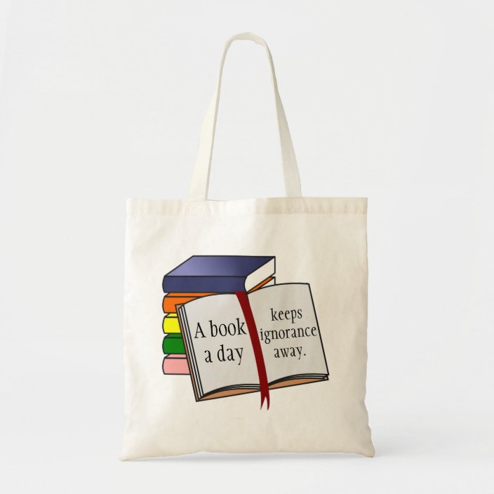 Support literacy Encourage reading Tote Bag | Zazzle.com