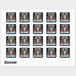 Support Local Police Square Sticker | Zazzle