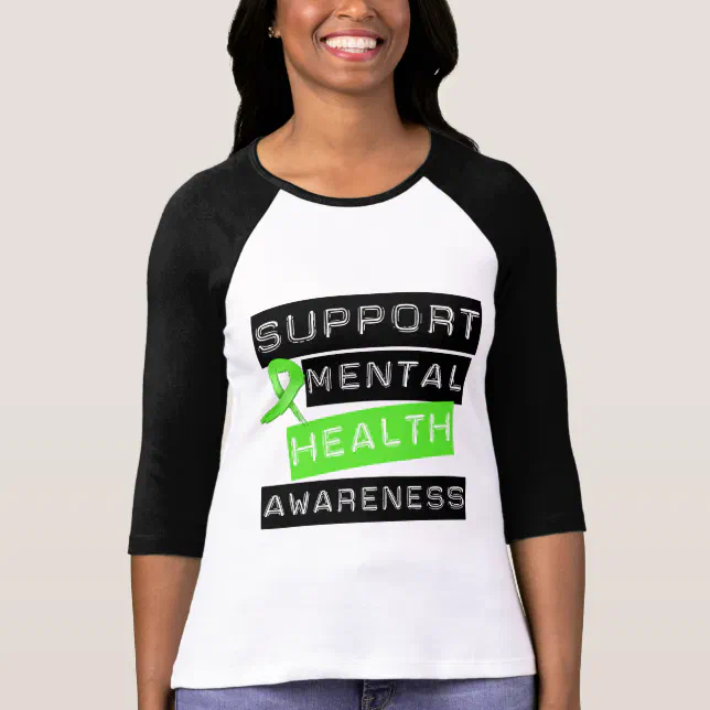 Support Mental Health Awareness T-Shirt | Zazzle