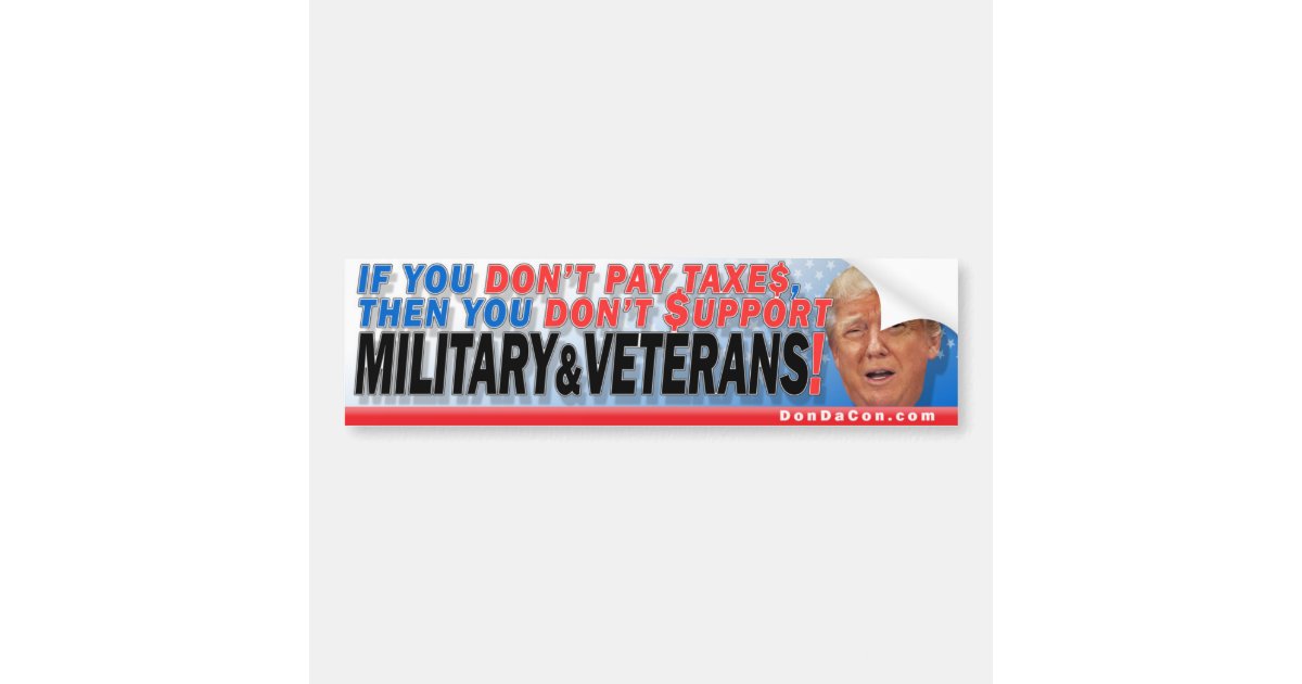 Support Military Bumper Sticker | Zazzle
