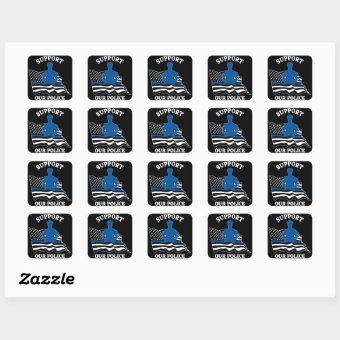 Support our Police Sticker | Zazzle