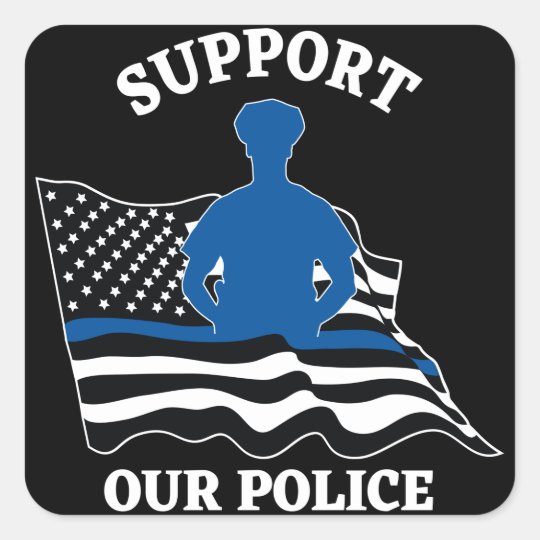 Support our Police Sticker | Zazzle.com
