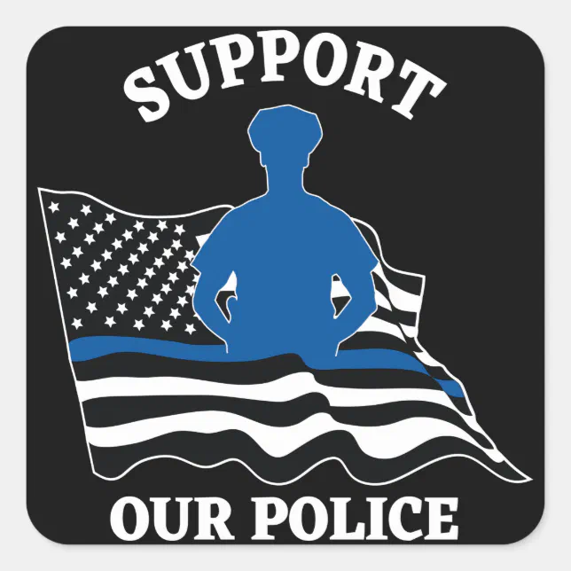 Support our Police Sticker | Zazzle