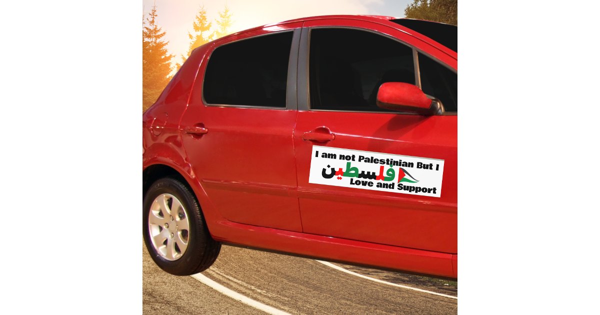 Support Palestine Bumper Sticker | Zazzle