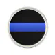 Support Police on the Thin Blue Line Pin | Zazzle