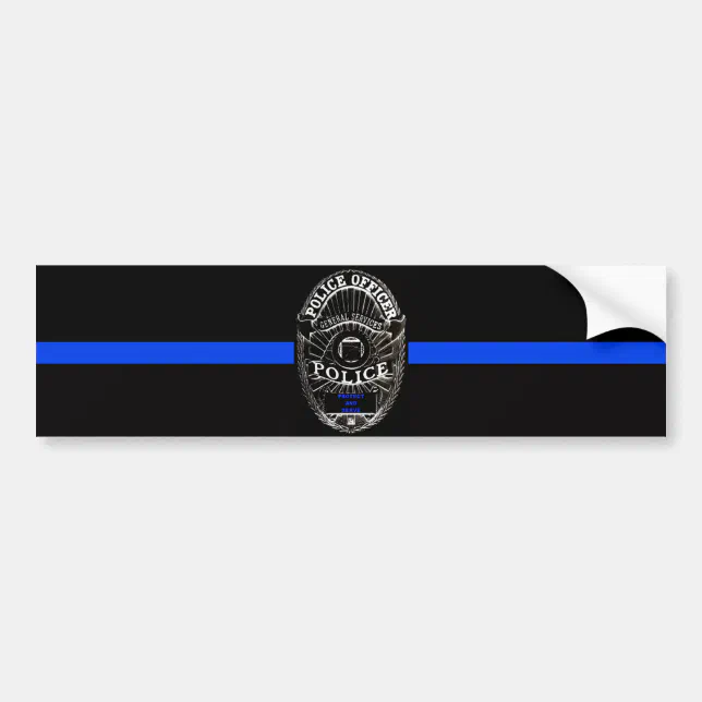 SUPPORT THE POLICE Bumper Sticker | Zazzle
