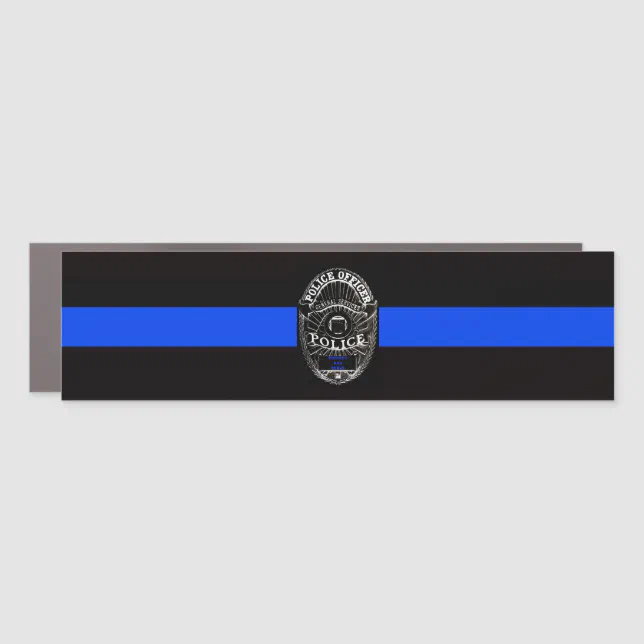 SUPPORT THE POLICE CAR MAGNET | Zazzle