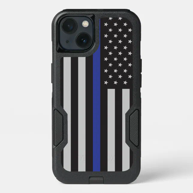 Support the Police Thin Blue Line American Otterbox iPhone Case | Zazzle
