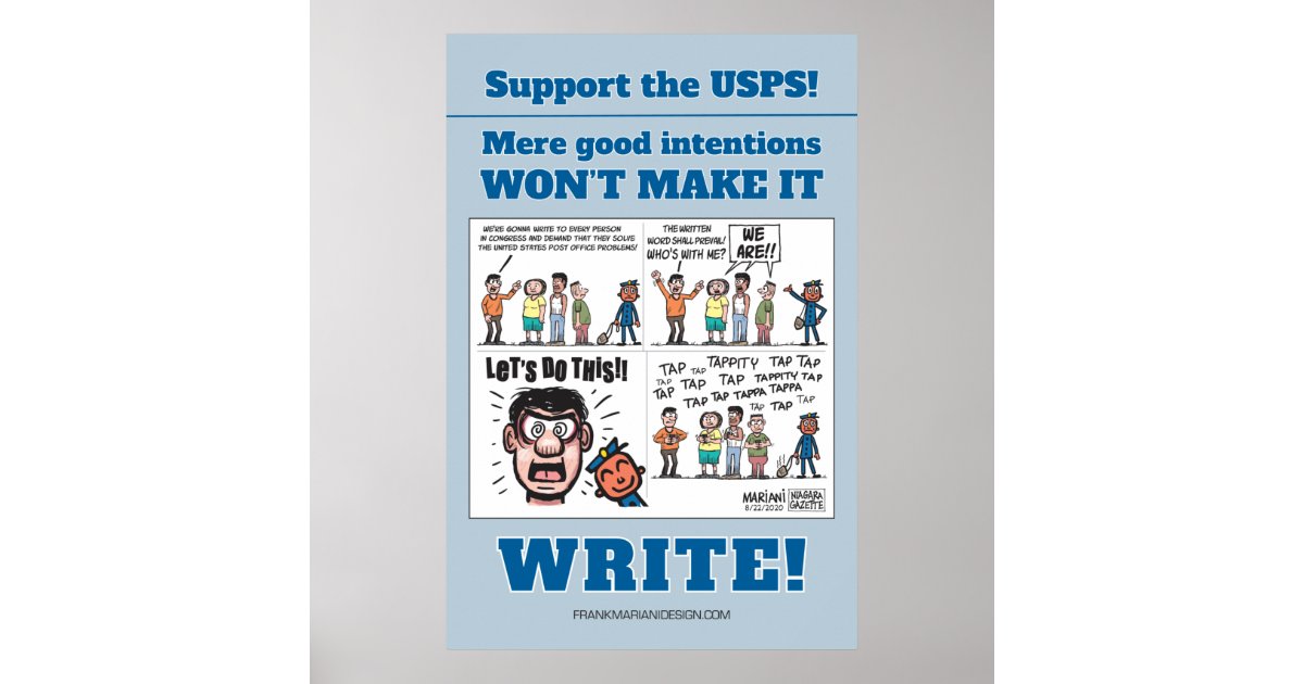 Support the USPS! Poster | Zazzle