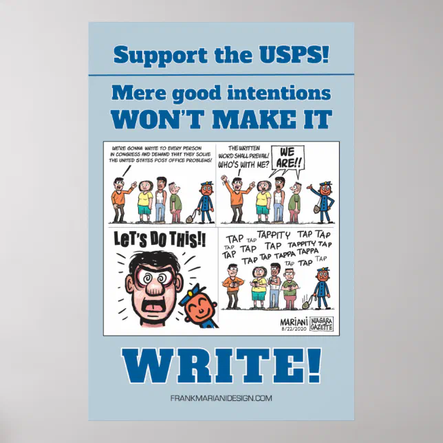 Support the USPS! Poster | Zazzle