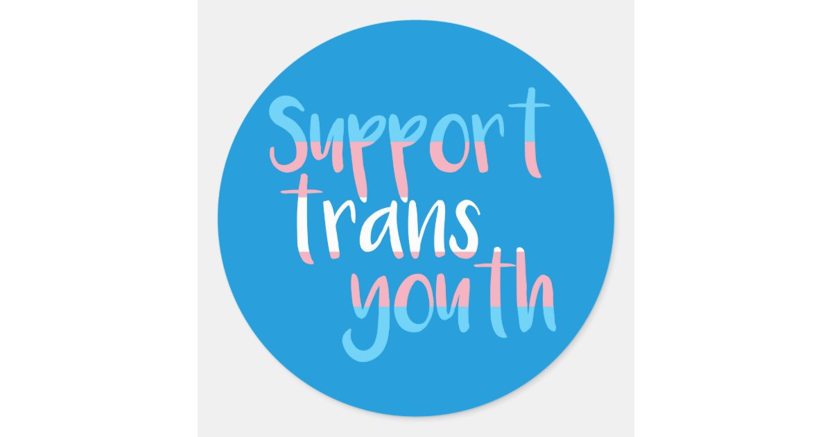 Support Trans Youth Stickers | Zazzle