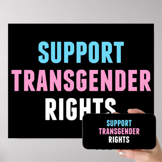 Support Transgender Rights Poster | Zazzle