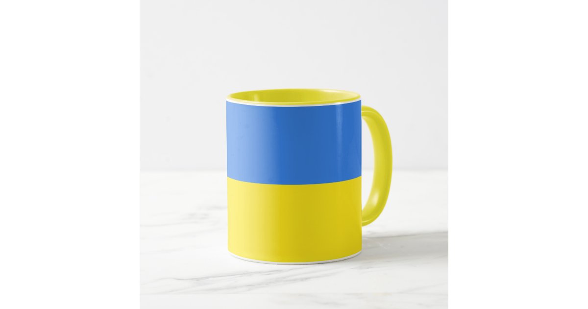 Support Ukraine Coffee Mug Ukrainian Flag | Zazzle