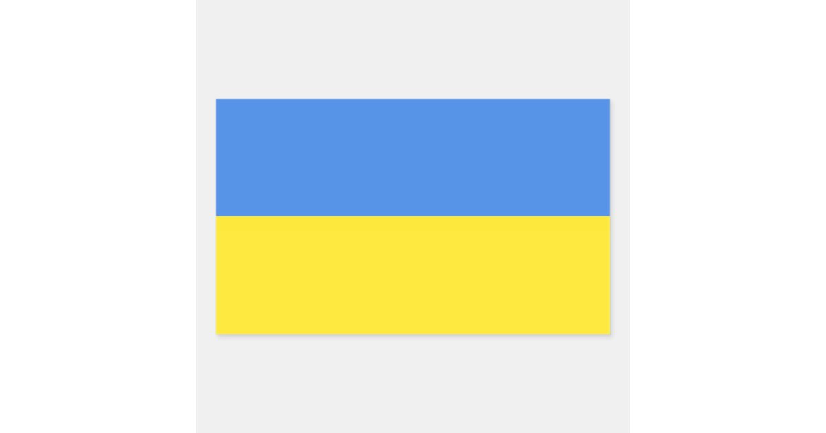 Support Ukraine Sticker Ukrainian Flag | Zazzle