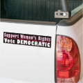 Support Women's Rights Bumper Sticker | Zazzle