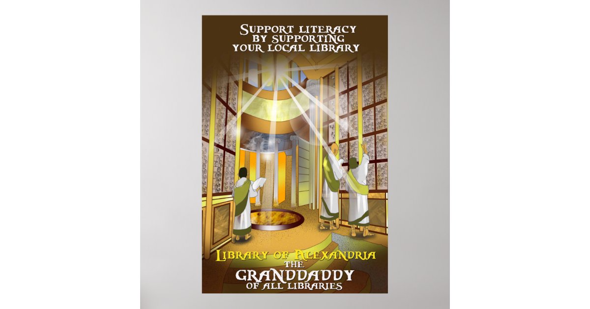 Support Your Local Library Poster | Zazzle