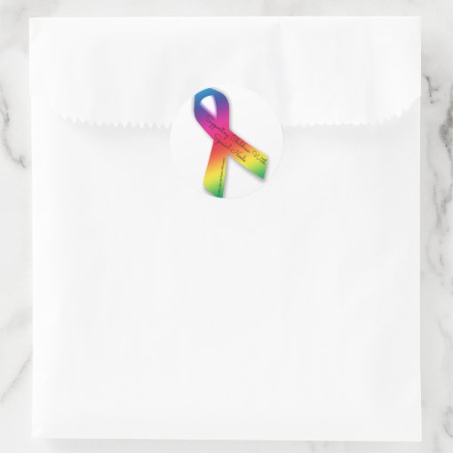 Supporting Special Needs Children Ribbon Sticker | Zazzle
