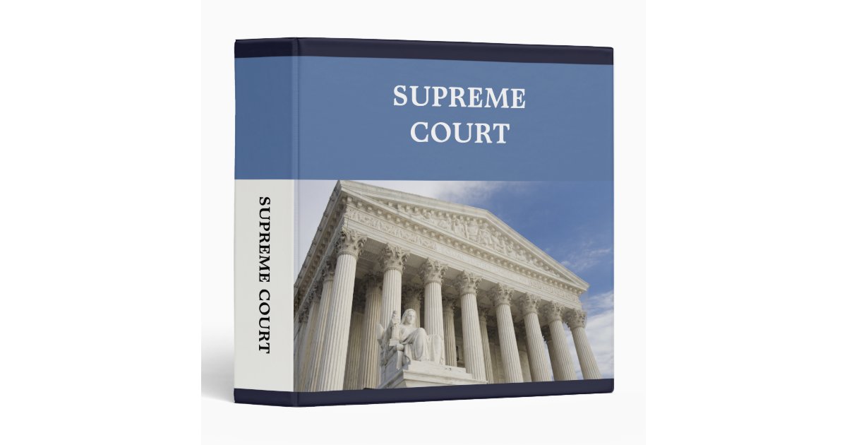 Supreme Court Binder | Zazzle.com