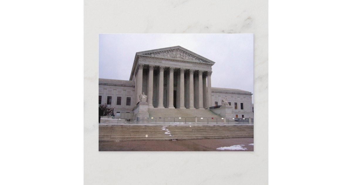 supreme court postcard | Zazzle