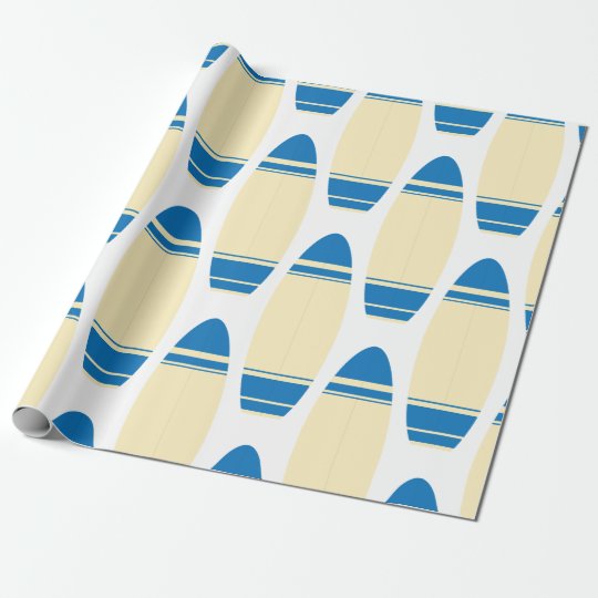 Surf Board Wrapping Paper | Zazzle.com