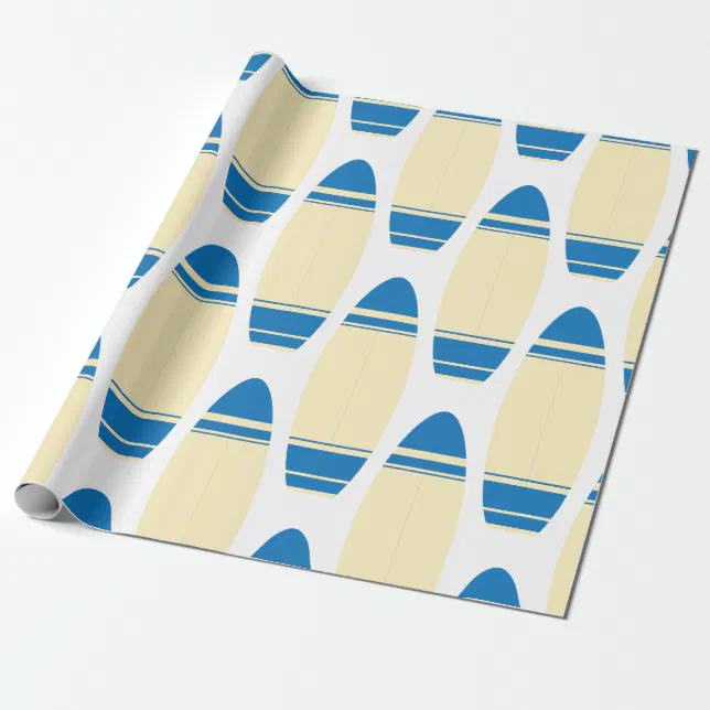 Surf Board Wrapping Paper | Zazzle