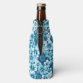 Surf Floral Hibiscus Pattern Bottle Cooler | Zazzle