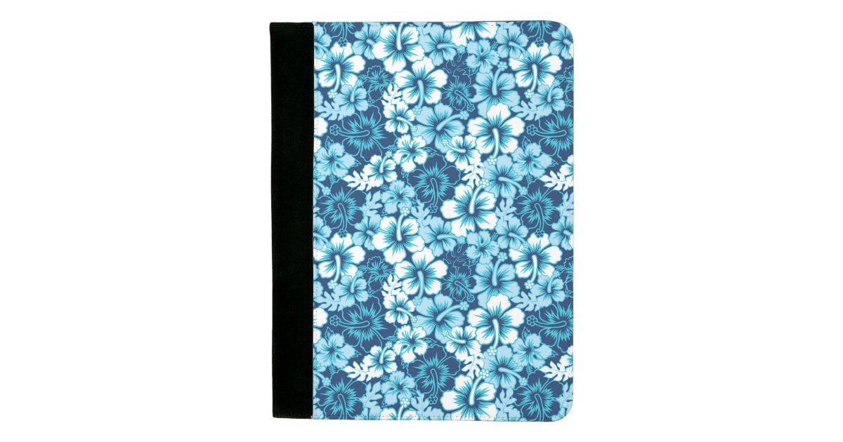 Surf Floral Hibiscus Pattern Padfolio | Zazzle