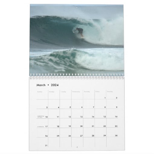 Surf Hawaii, by Brad Scott Calendar | Zazzle