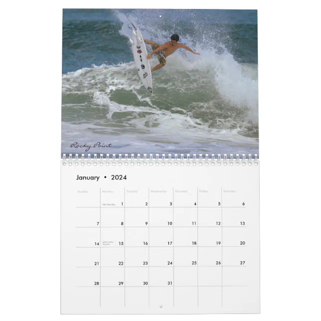 Surf Hawaii, by Brad Scott Calendar | Zazzle