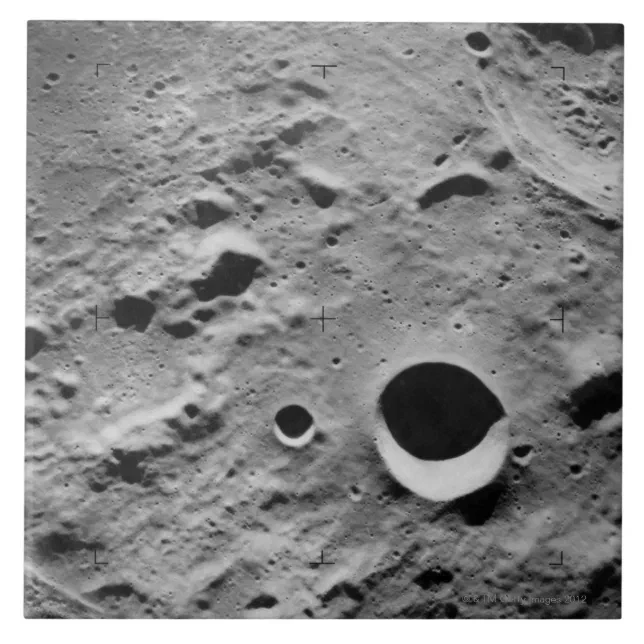 Surface of the Moon Ceramic Tile | Zazzle