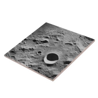 Surface of the Moon Ceramic Tile | Zazzle