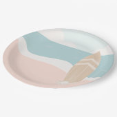 Surfboard Beach Baby Shower Paper Plates | Zazzle