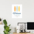 Surfboard Birthday Party Welcome Sign | Zazzle