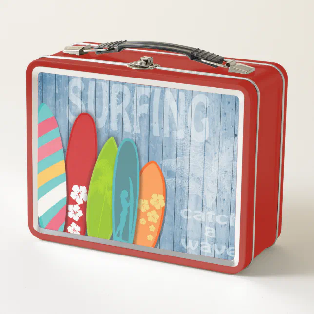 Surfboards Metal Lunch Box | Zazzle