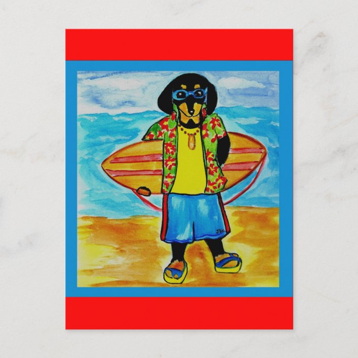 Surfer Joe Postcard | Zazzle.com