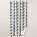 Surfing gifts, surfer on his surfboard custom bath towel set | Zazzle
