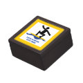 Surfing gifts, surfer on his surfboard custom gift box | Zazzle