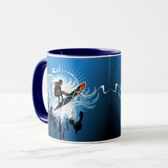 Surfing Mug | Zazzle