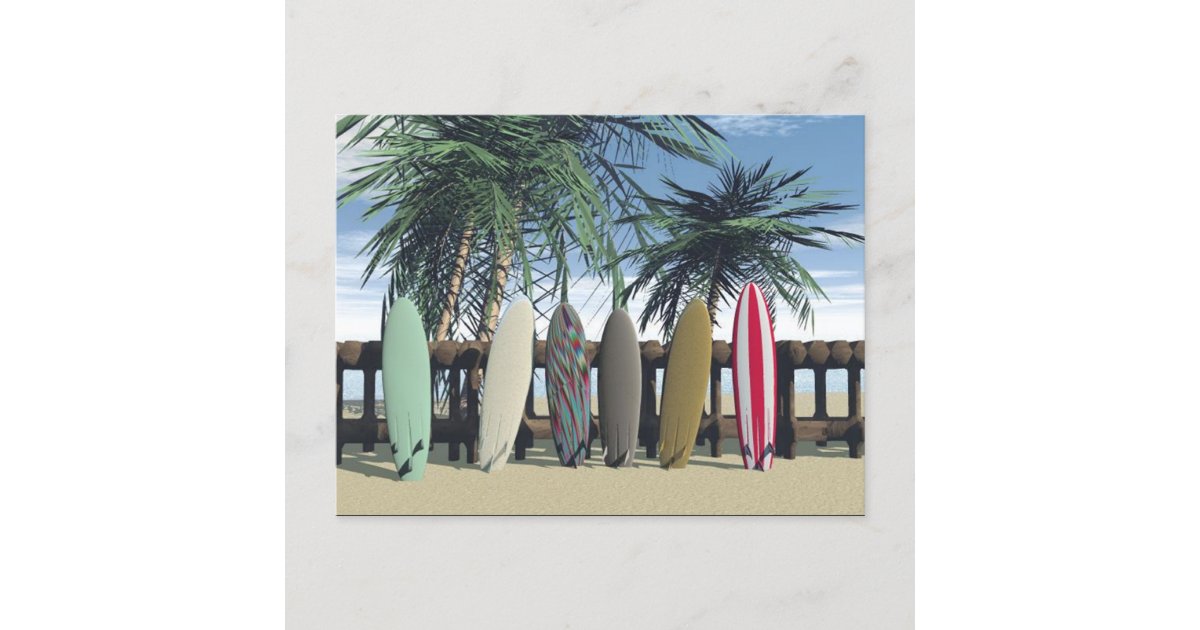 Surfing Postcard | Zazzle