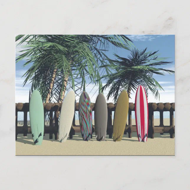 Surfing Postcard | Zazzle