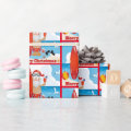 Surfing Santa On Beach Merry Christmas Wrapping Paper | Zazzle