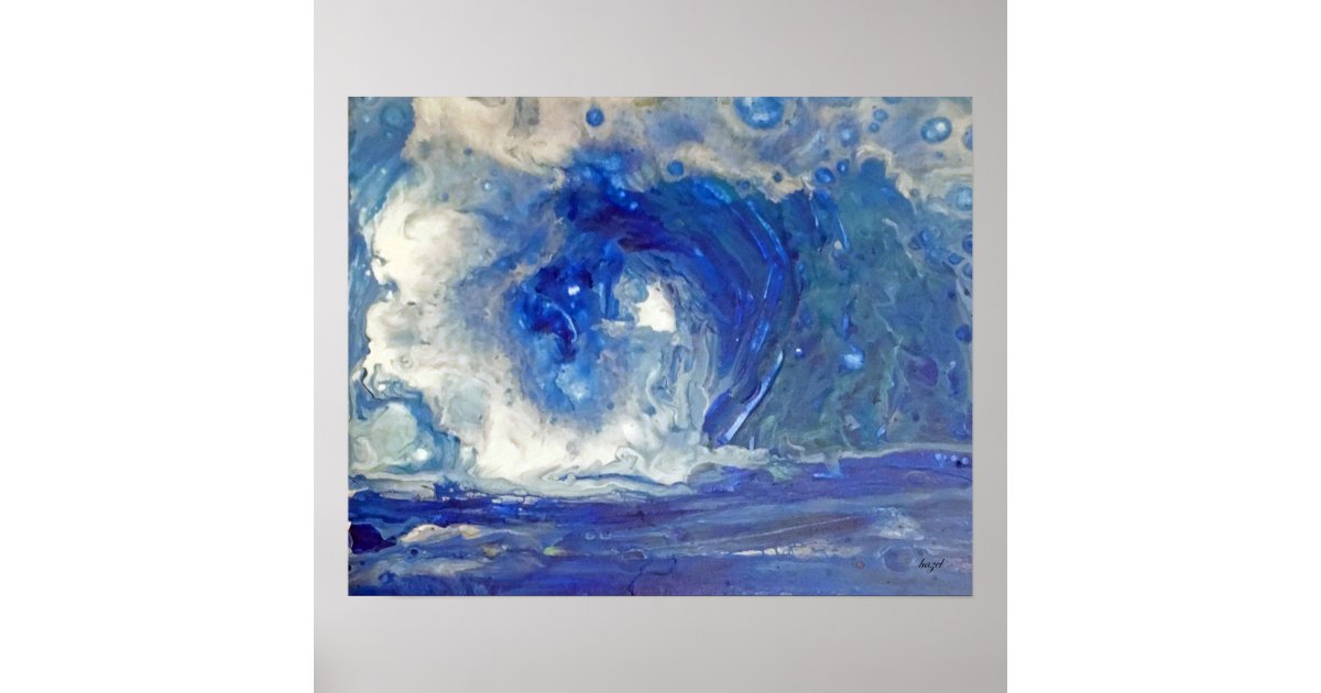 Surfing, Surf, Wave, Beach, Ocean, Poster | Zazzle